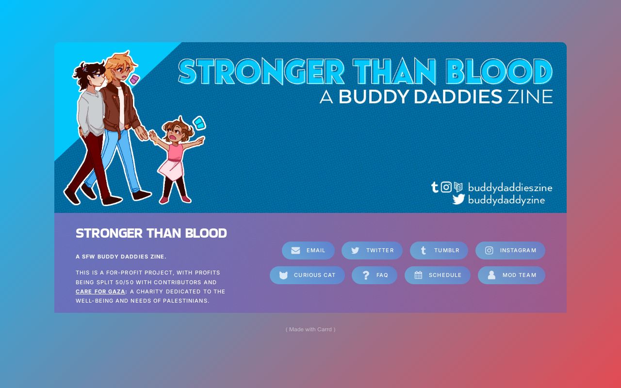 Stronger Than Blood: A Buddy Daddies Zine